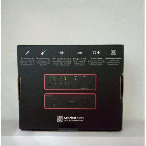 Jual Focusrite Scarlet Solo Gen 4 (Generasi Keempat) - Jakarta Pusat ...