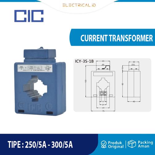 Jual CURRENT TRANSFORMER / CT ICY-3S-1B 150/5A, 250/5A CIC - Kota ...