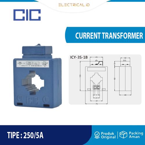 Jual CURRENT TRANSFORMER / CT ICY-3S-1B 150/5A, 250/5A CIC - 250/5A - Kota Tangerang ...