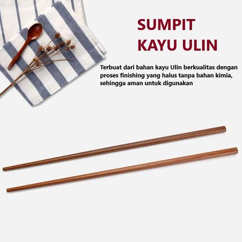 Jual Sumpit Kayu Lancip Jumbo / Sumpit Panjang Hot Pot / Sumpit Shabu ...