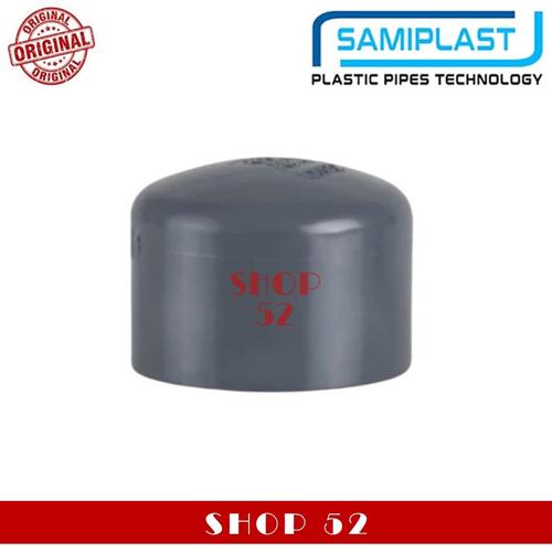 Jual SAMIPLAST Cap / End Cap UPVC Sch80 ASTM 1/2" - 12" - 1/2 ...