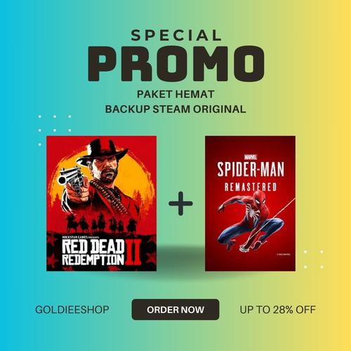 Jual PAKET HEMAT RDR2 + Spiderman Remastered Backup Steam Original ...