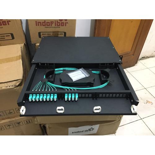 Jual OTB 24 core LC multimode OM3 rackmount sliding + Pigtail LC OM3 ...