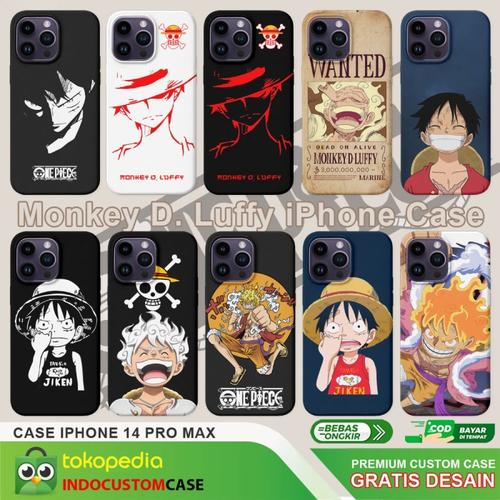 Jual Casing Hard Case iPhone 14 Pro Anime Monkey D Luffy One Piece ...