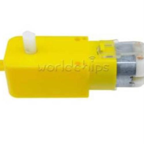 Jual Motor DC Gearbox 3-6V 200 Rpm Cocok untuk robot Line Follower ...