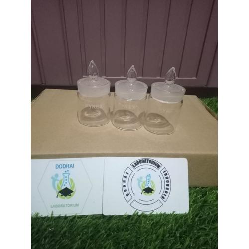 Jual Weighing bottle / Weigh bottle / botol timbang kaca lab 40 x 50 ...