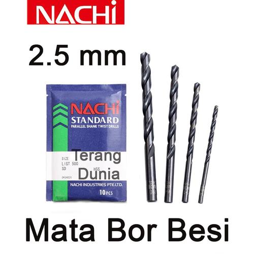 Jual Mata Bor Nachi Besi 2.5mm Nachi Mata Bor Besi HSS 2.5mm - Kota Bandung - Gradi1 | Tokopedia