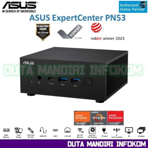 Jual ASUS ExpertCenter PN53 Mini PC with AMD Ryzen 5 7535H - 8GB+256GB ...