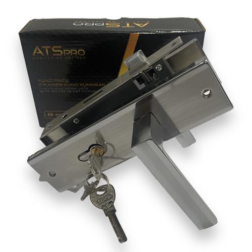 Jual Handle kunci pintu tanggung Ats pro 20cm 8202 - Silver - Jakarta ...