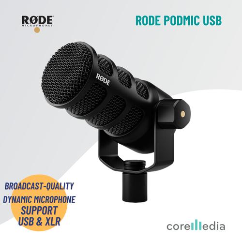 Promo Rode PodMic USB and XLR Dynamic Broadcast Microphone Cicil 0% 3x ...