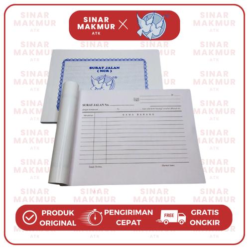 Jual Buku Surat Jalan/Bon Pengiriman NCR Rangkap Merpati (Pak) - 2 Ply ...