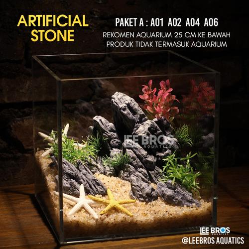 Jual Batu Seiryu Aquascape Imitasi / Batu Aquascape / Hiasan Aquarium ...