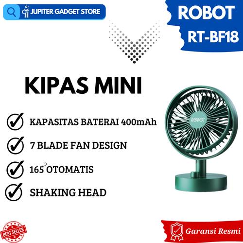 Jual Robot RT-BF18 Mini Desktop Fan Kipas Meja Mini Portable - Kota ...