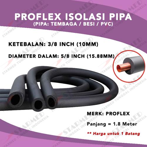 Jual Insulasi / Bungkus Pipa merk PROFLEX 5/8 Tebal 3/8 inch - Jakarta ...