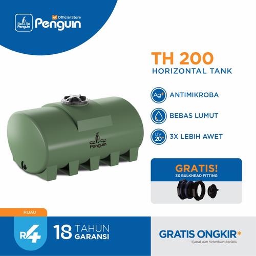 Jual Tangki Horizontal Penguin TH-200 (2000 Liter) | Horizontal Tank ...