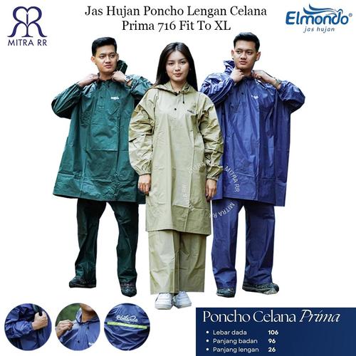 Jual Jas Hujan Poncho Lengan Celana Elmondo Prima 716 | Jas Hujan PVC Tebal - PL 710 - Kab ...
