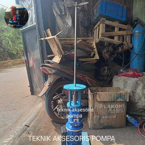 Jual AGITATOR MIXER KIMIA SS304 0,5HP 0,37kw 4POLE 3PHASE WITH GEAR BOX ...