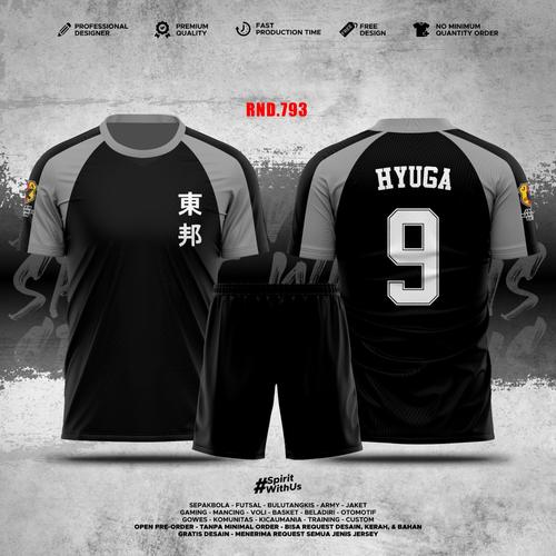 Jual Jersey Anime Hyuga/Jersey Kojiro Hyuga Captain Tsubasa Anime ...