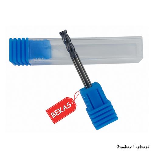 Promo Endmill 4 mm End Mill Carbide 4mm Seken Bekas Pisau Cutter ...