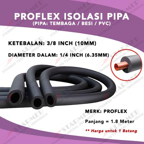 Jual Insulasi / Bungkus Pipa merk PROFLEX 1/4 Tebal 3/8 inch - Jakarta ...