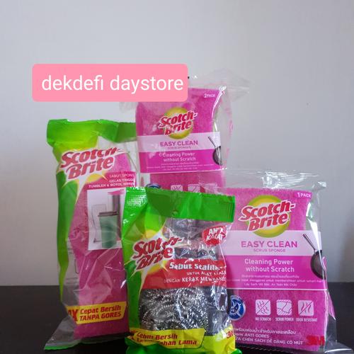 Jual 3m scotch brite sabut spons cuci piring ID 37 - sabut kawat - Kota ...