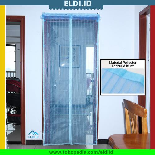 Promo Tirai Gorden Jaring Kain Pintu Magnet Nyamuk Lalat Serangga Magic ...
