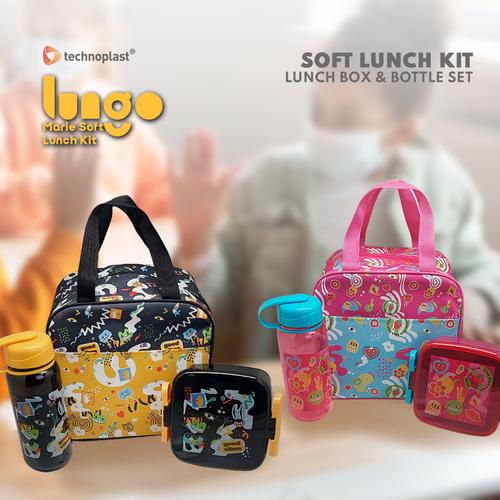 Promo LUNGO MARIE SOFT LUNCH KIT / LUNCH BOX SET DENGAN TAS - Pink ...