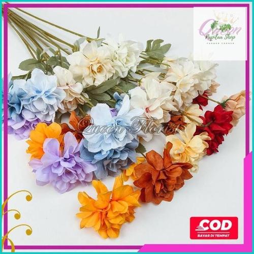 Jual Bunga Semanggi Sakura Tangkai Panjang 65cm Artificial Imitasi kain ...