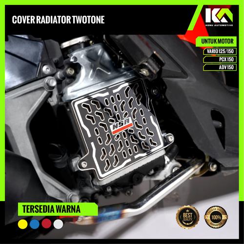 Jual Cover Radiator Honda Vario 125 150 PCX 150 ADV 150 Twotone Black ...