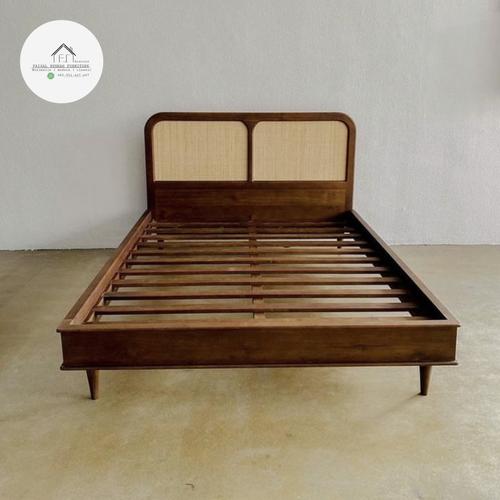 Jual Tempat tidur minimalis kayu jati ukuran kasur 180x200 cm divan ...