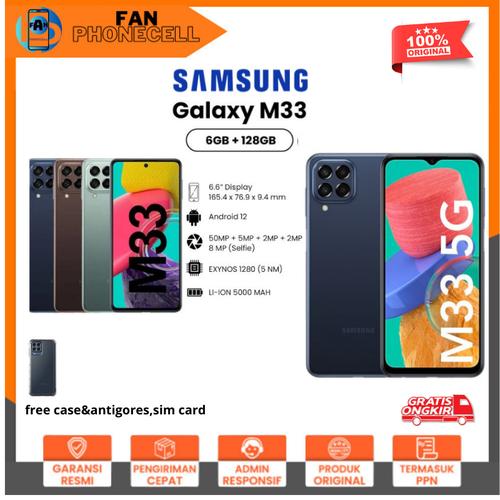 Promo SAMSUNG GALAXY M33 5G 6/128GB GARANSI RESMI SEIN INDONESIA ...