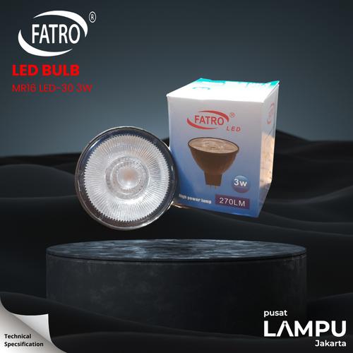 Jual Fatro Lampu MR16 3watt LED 220Volt 220V 3W - WARM WHITE - Jakarta ...