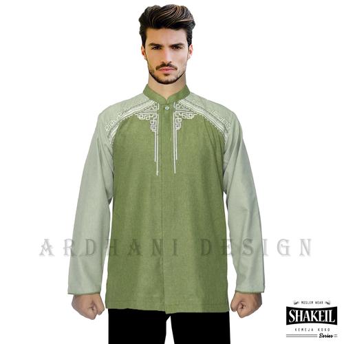 Promo Baju Koko Modern Pria Dewasa Koko Premium Import - ARDHANI - NAVY ...