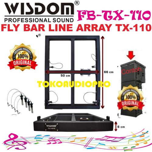 Jual Flying Bar Line Array Wisdom Tx-110 Gantungan Line Array Wisdom ...