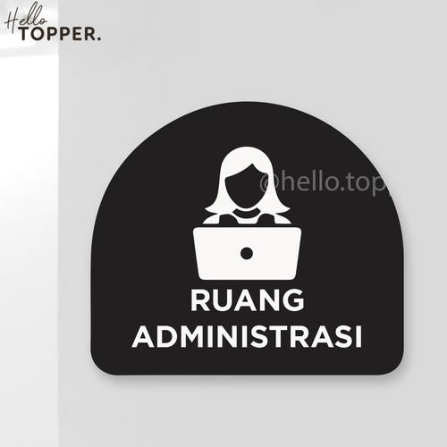 Jual Ruang Administrasi Akrilik Tempel Dinding Papan Acrylic - Bulat ...