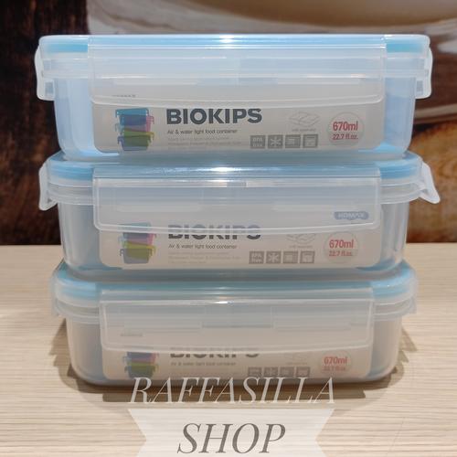 Jual Komax Kotak Makan Sekat Biokips 670ml Persegi Panjang Korea ...