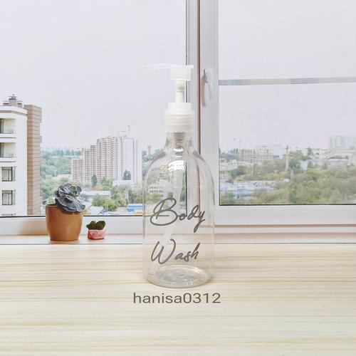 Jual BOTOL PUMP 300ML CLEAR KEMASAN SABUN CAIR LUXURY SILVER AESTHETIC - Pump Clear, Hand ...