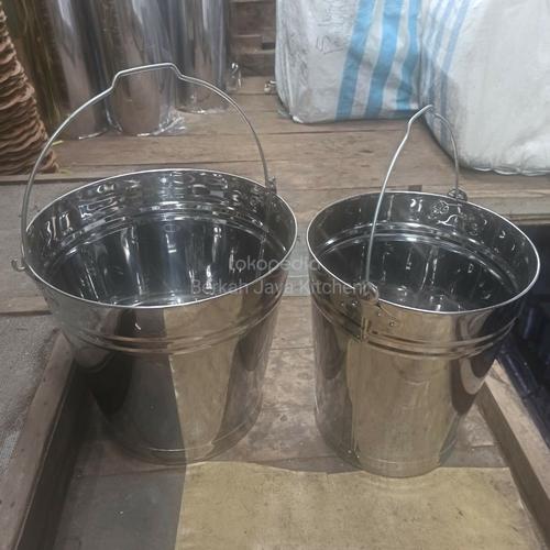 Promo Ember Besar Stainless Tebal Kapasitas 5 15 20 25 30 liter - 20 ...