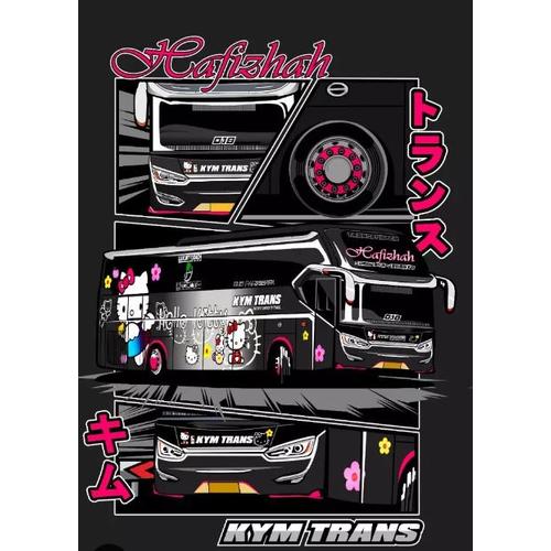 Jual Stiker Bus Mania Bus Artis Basuri KYM Trans Laser Sticker ...