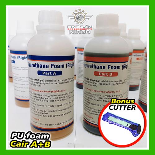 Promo Cairan PU-A dan PU-B Polyurethane Foam Rigid Busa Padat Bahan ...