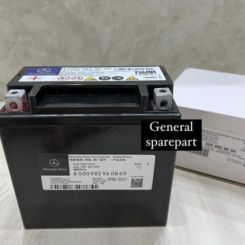 Jual Auxiliary Battery Mercedes Benz A0009829608 Accu aki Starter Mercy ...