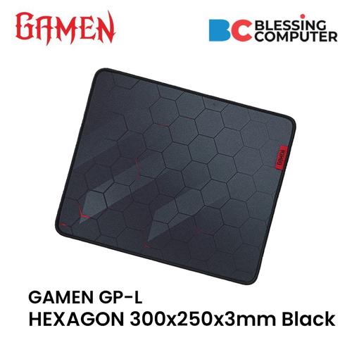 Jual Mousepad Gaming GAMEN GP-L HEXAGON 300x250x3mm Black - Kota Denpasar - Blessing Computer ...