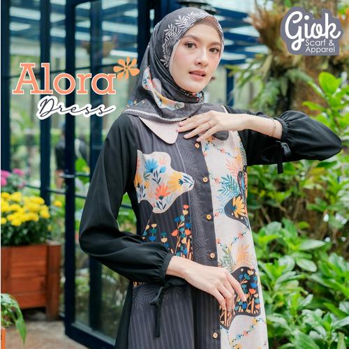 Jual Dress Alora Desain Bunga by Giok Apparel - Kota Bandung - Giok ...