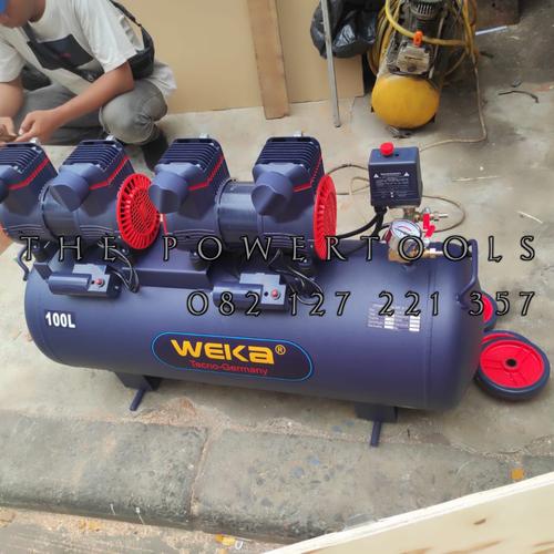 Jual Air Compressor 100L Kompresor angin tanpa minyak anti berisik ...