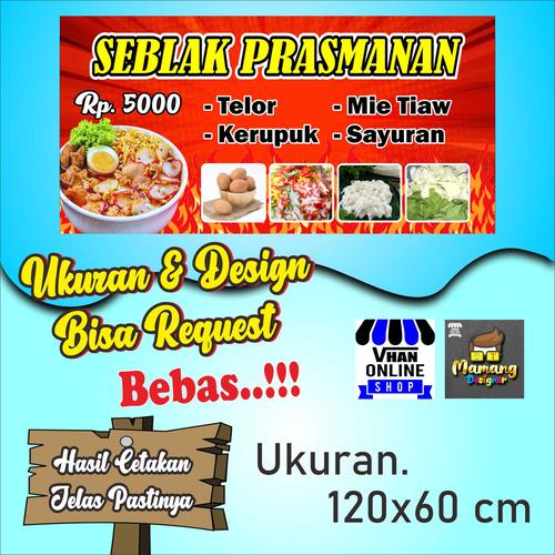 Jual Backdrop Usaha Jualan Seblak, Spanduk Banner Warung Seblak, Bagus ...