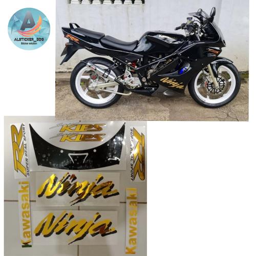 Jual striping stiker cutting ninja RR old gold - Hitam - Kab. Bandung ...