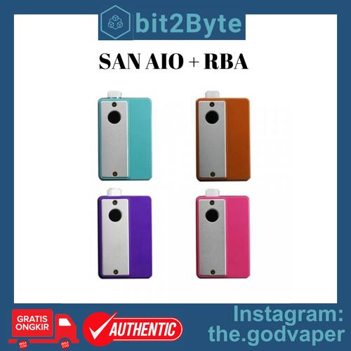Jual SAN AIO Boro Kit by Vaperz Cloud x GeroBak Authentic - Orange ...