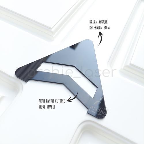 Jual Penunjuk Arah Kiblat Akrilik / Sign Board Kiblat Signage Acrylic ...