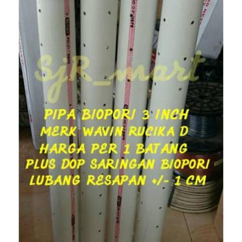 Jual PIPA RESAPAN AIR TANAH 50 CM 3 INCH / PIPA BIOPORI 50 CM 3 INCH ...