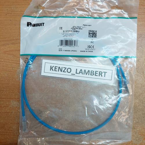 Jual PATCH CORD PANDUIT CAT 6A STP LSZH 10GB 1 METER STP28X1MBU STP PANDUIT - Jakarta Pusat ...